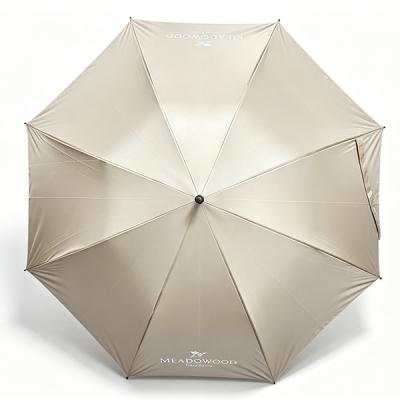 China Custom 60 Inch Wooden Handle Windproof Umbrella for sale