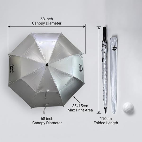 Quality Australia Golf Course Windproof Umbrella for sale