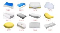 China Custom Contoured Memory Foam Bed for Sleeping Woven 100% Polyester Massage Pillow Square for sale