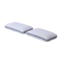 China Ventilated Gel Cooling Memory Foam Triangular Camping Pillow with Polyester Cover for sale