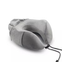 China 80 Thread Count Memory Foam U-Shape Neck Pillow for Supportive and Comfortable Travel for sale