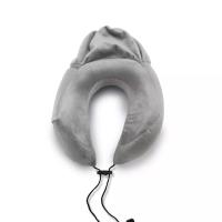 China 80 Thread Count Memory Foam U-Shape Neck Pillow for Supportive and Comfortable Travel for sale