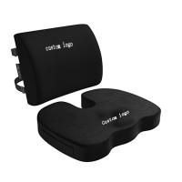 China Lightweight Memory Foam Back Support Cushion for Correct Posture in Car and Office for sale