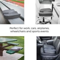 China Lightweight Memory Foam Back Support Cushion for Correct Posture in Car and Office for sale