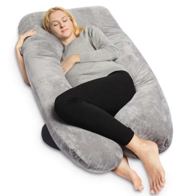 China Memory Foam Filling Material Custom U Shape Pregnancy Body Pillow for Pregnant Women for sale