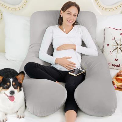 China Memory Foam Filling Material Custom U Shape Pregnancy Body Pillow for Pregnant Women for sale