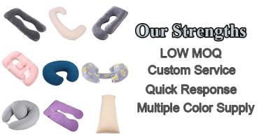 China Memory Foam Filling Material Custom U Shape Pregnancy Body Pillow for Pregnant Women for sale