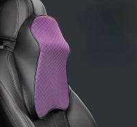 China Comfortable Memory Foam Back Car Pillow with Customized Design Printing for sale