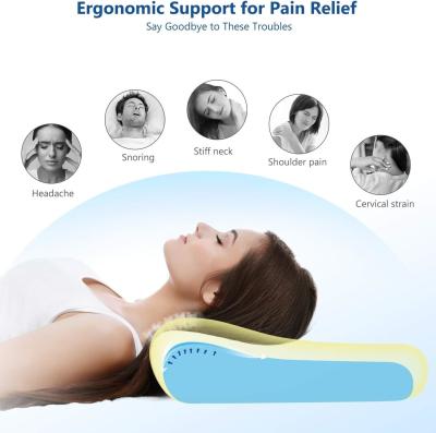 Cina Cuscino cervicale ortopedico ergonomico regolabile per alleviare il dolore al collo in vendita