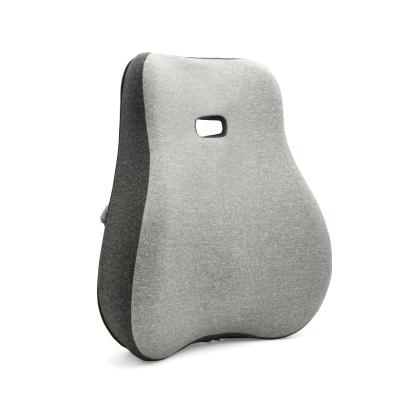 Cina Supporto posteriore in schiuma di memoria per sedia da ufficio Disegno ergonomico Copertura cuscino per supporto lombare in vendita