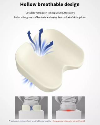Cina cuscino per sedile in schiuma di memoria per ufficio e per uso domestico per un lento rimbalzo e un comfort ergonomico in vendita