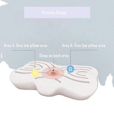 China Tencel Buitenbedekking Memory Foam Neck Pillow voor pijnverlichting en orthopedische ondersteuning Te koop
