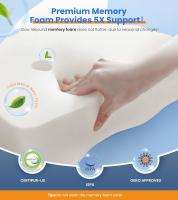 China Molded Cooling Cervical Pillow Adjustable Neck Support for Side Back and Stomach Sleepers for sale