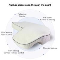 China 100% Polyester Breathable Memory Foam Pillow for Couples Anti-Static Arm Rest Support for sale
