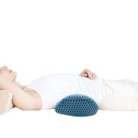 China Memory Foam Lumbar Back Support Cushion Cotton Filling Material for Improved Posture for sale