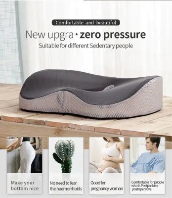 China Logo Custom Logo Accepted Memory Foam Seat Cushion for Pain Relief and Posture Support for sale
