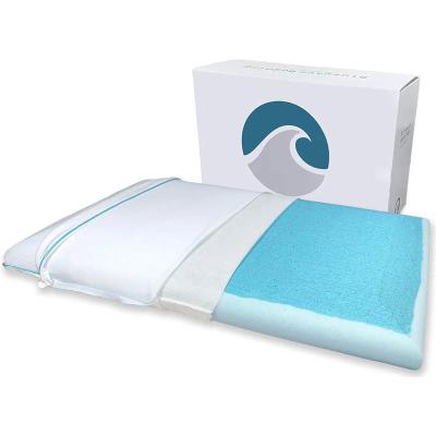 China NECK Pillow for Stomach and Back Sleepers CarbonBlue Max Cool Gel Memory Foam 1.5-2 Kg for sale