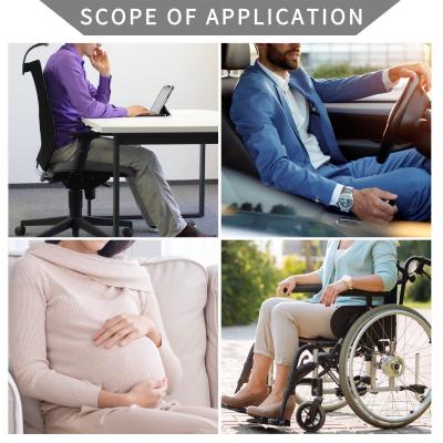 Cina Memoria Spuma Gel cuscino lombare per auto Home Office Chair Comodo supporto alla schiena in vendita