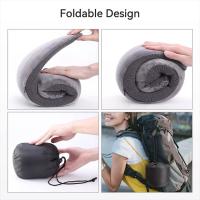China Soft Memory Foam Neck Restraint O Neck Pillow for Aircraft and Office Solid Pattern for sale