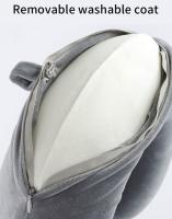 China Soft Memory Foam Neck Restraint O Neck Pillow for Aircraft and Office Solid Pattern for sale