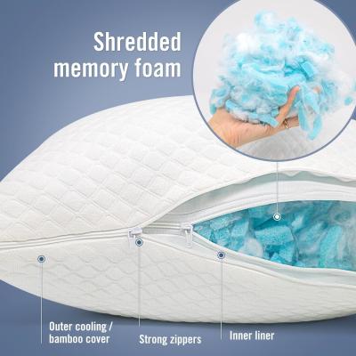 Cina Pallone in schiuma da memoria regolabile in altezza con capsula rimovibile lavabile di dimensioni standard in vendita