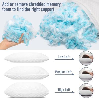 Cina Pallone in schiuma da memoria regolabile in altezza con capsula rimovibile lavabile di dimensioni standard in vendita