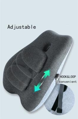 Cina 1 kg cuscino di supporto lombare in schiuma a memoria a colori personalizzato per seggiolini e sedie da ufficio in vendita