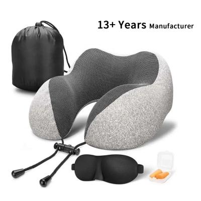 China Travel Pillow for Car Office Airplane Custom Comfortable U-Shape Neck Support Cushion for sale