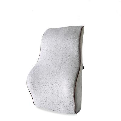 China Adjustable Back Pad Waist Pillow Lumbar Cushion Memory Foam Back Rest Support Cushion for sale