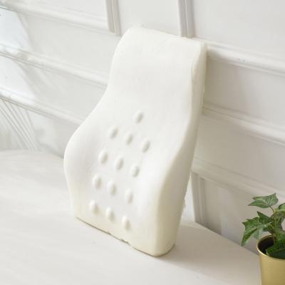 China Adjustable Back Pad Waist Pillow Lumbar Cushion Memory Foam Back Rest Support Cushion for sale
