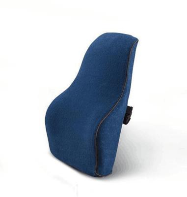 China Adjustable Back Pad Waist Pillow Lumbar Cushion Memory Foam Back Rest Support Cushion for sale