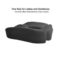 China Knitted Memory Foam Chair Cushion for Office Support in Sciatica Coccyx Back Tailbone for sale