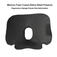 China Knitted Memory Foam Chair Cushion for Office Support in Sciatica Coccyx Back Tailbone for sale
