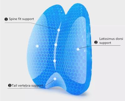 Cina Alto elasticità cuscino di supporto lombare TPE traspirante cuscino di sedile 2 kg è personalizzato in vendita
