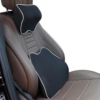 Китай Медленное отскок памяти пенообразный автокресло спинка подушка с поясничной опорой и логотипом продается