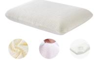 China Orthopedic Memory Foam Bed Pillow for Side Back Stomach Sleeper Cooling Case Adjustable for sale
