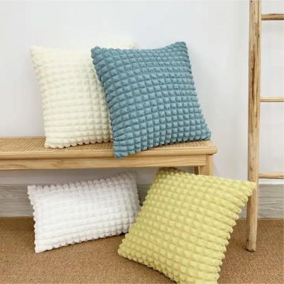 Cina Moderna geometrica ricamata cassa cuscino lancio per la decorazione domestica 100% poliestere tessuto in vendita