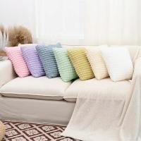 China Modern Geometric Embroidered Throw Pillow Case for Home Decor 100% Polyester Woven for sale