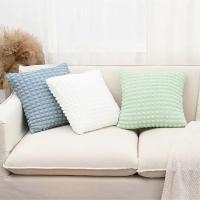 China Modern Geometric Embroidered Throw Pillow Case for Home Decor 100% Polyester Woven for sale