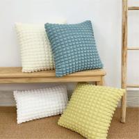 China Modern Geometric Embroidered Throw Pillow Case for Home Decor 100% Polyester Woven for sale