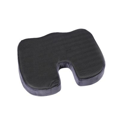 Cina Cuscino per seggiolini di auto in schiuma di memoria ergonomica nero Coccyx con logo e confezione personalizzati in vendita