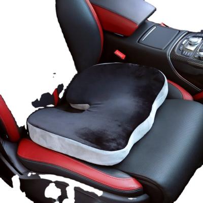 Cina Cuscino per seggiolini di auto in schiuma di memoria ergonomica nero Coccyx con logo e confezione personalizzati in vendita
