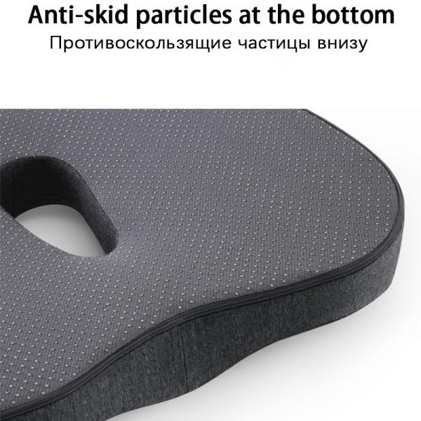 Quality Office Chair Cushion Sets with Memory Foam Lumbar Support and Removable Knitted for sale