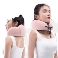 China Soft Adjustable Anti-Static Memory Foam Airplane Neck Pillow for Head Support on Travel for sale