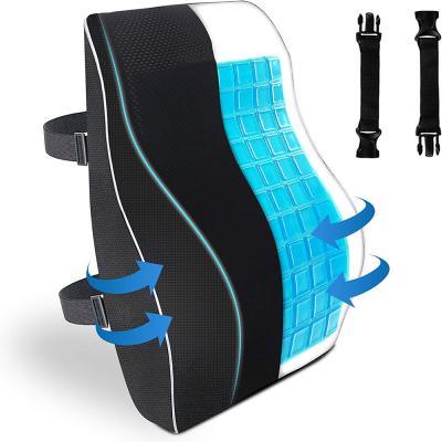 Cina cuscino di supporto lombare in schiuma da memoria per sedile ergonomico per auto e sedia da ufficio in vendita