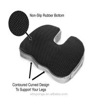 China Comfortable and Supportive U-Shape Gel Memory Foam Coccyx Seat Back Cushion for sale