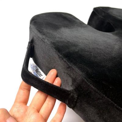 Cina Spuma di memoria a forma di U traspirante Coccyx cuscino sedile ortopedico Core per colore puro in vendita