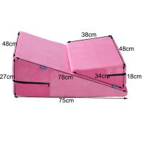 China Airplane Function Triangle Wedge Pillow for Comfortable Rest on Memory Foam Bed for sale