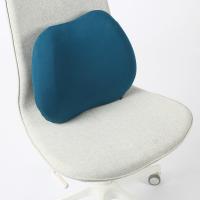 China Polyester/Cotton Memory Foam Wedge Lumbar Support Pillow for Office Chair Support for sale