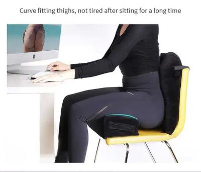 China Supply Cooling Gel Lumbar Pillows Density Memory Foam Butt Pillow with Anti-Static for sale